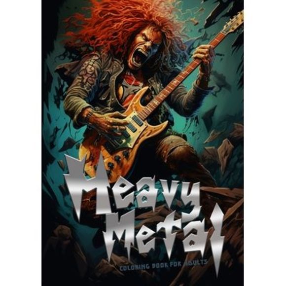 Monsoon Publishing | Other | Heavy Metal Coloring Book For Adults ...